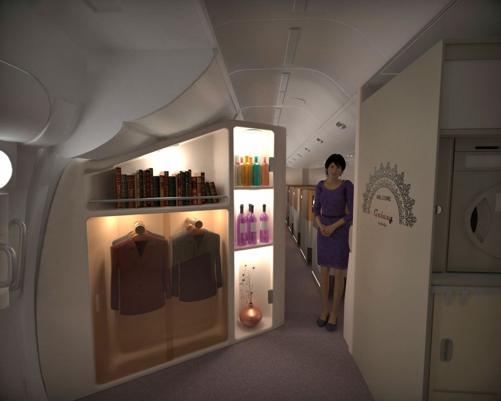Explore the Airgo Galaxy cabin concepts - Aircraft Interiors International