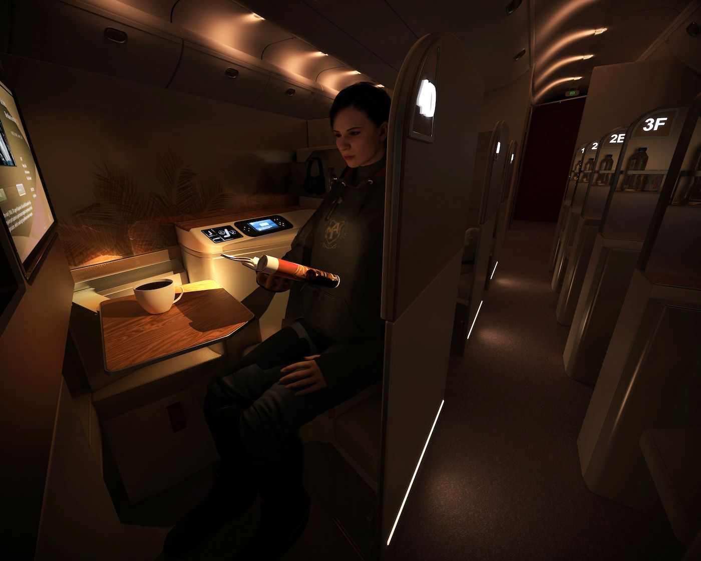 Explore the Airgo Galaxy cabin concepts - Aircraft Interiors International