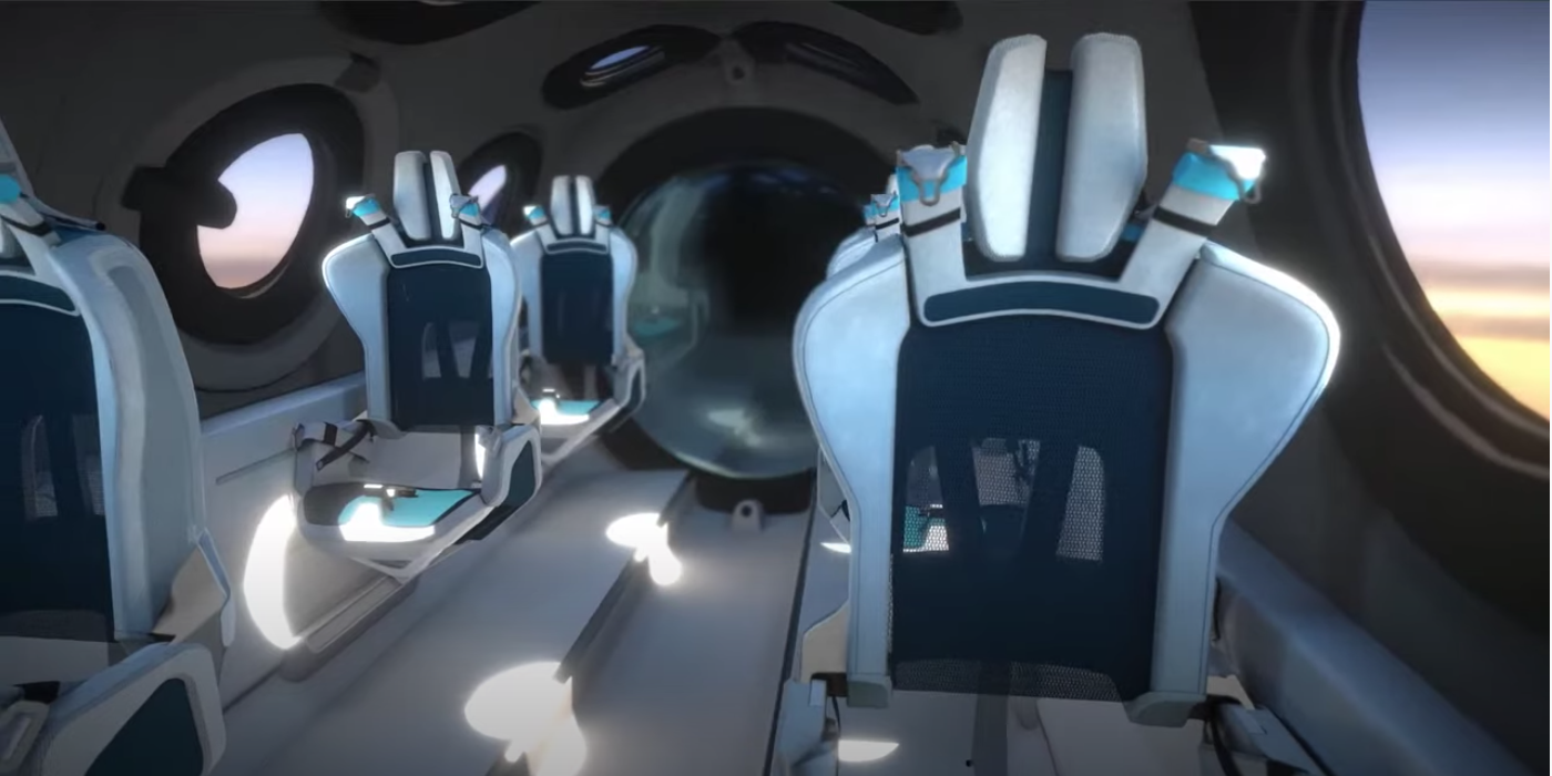 The big reveal: Virgin Galactic's Spaceship cabin design - Aircraft ...
