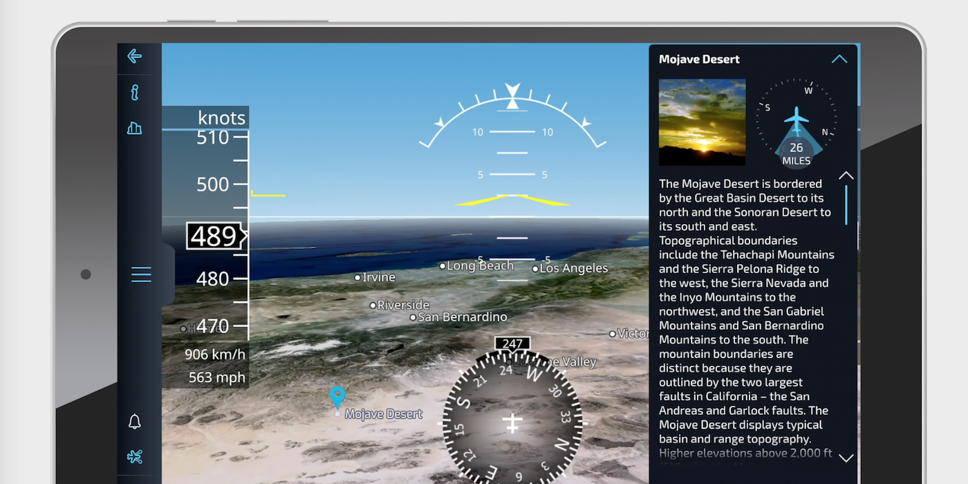 FlightPath3D adds geotainment features to 3D maps - Aircraft Interiors ...