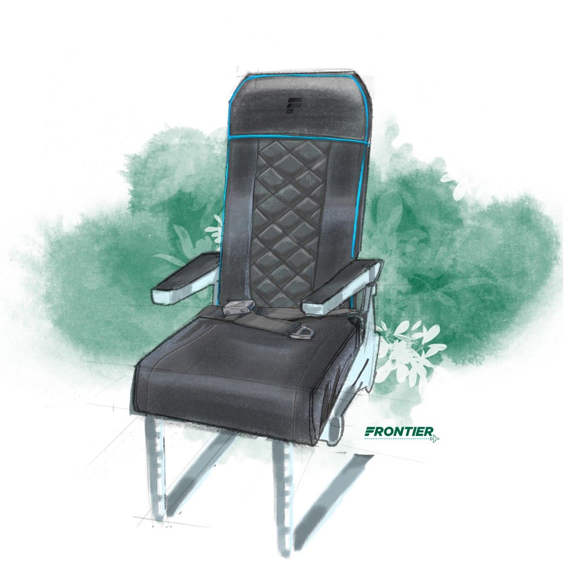 Frontier Airlines unveils new lighter seat design - Aircraft Interiors ...