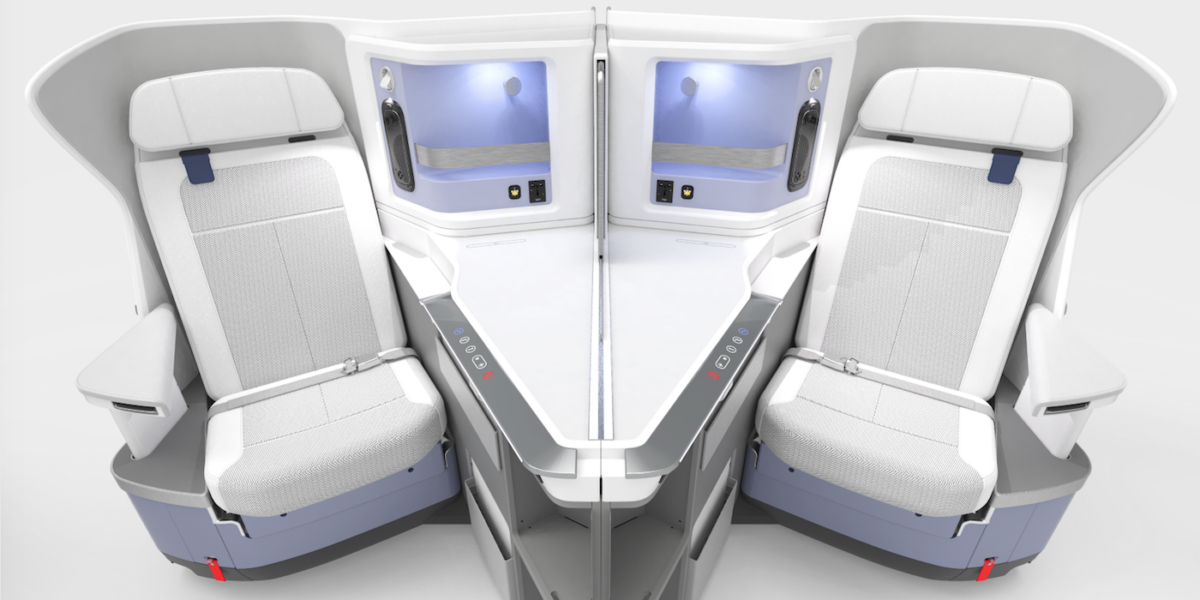Jamco reveals the hygienic Venture Pristine business class seat ...