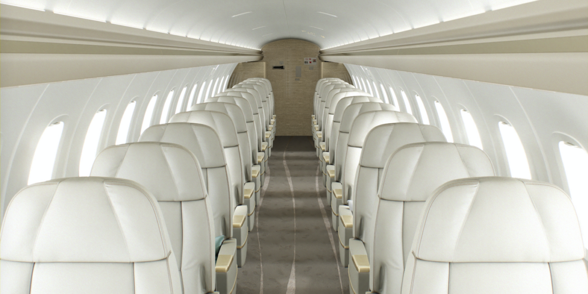 Embraer reveals ERJ 145 ‘semi-private’ cabin modification - Aircraft ...