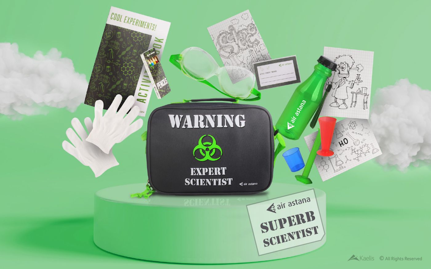 Air Astana launches fun activity kits for kids - Aircraft Interiors ...