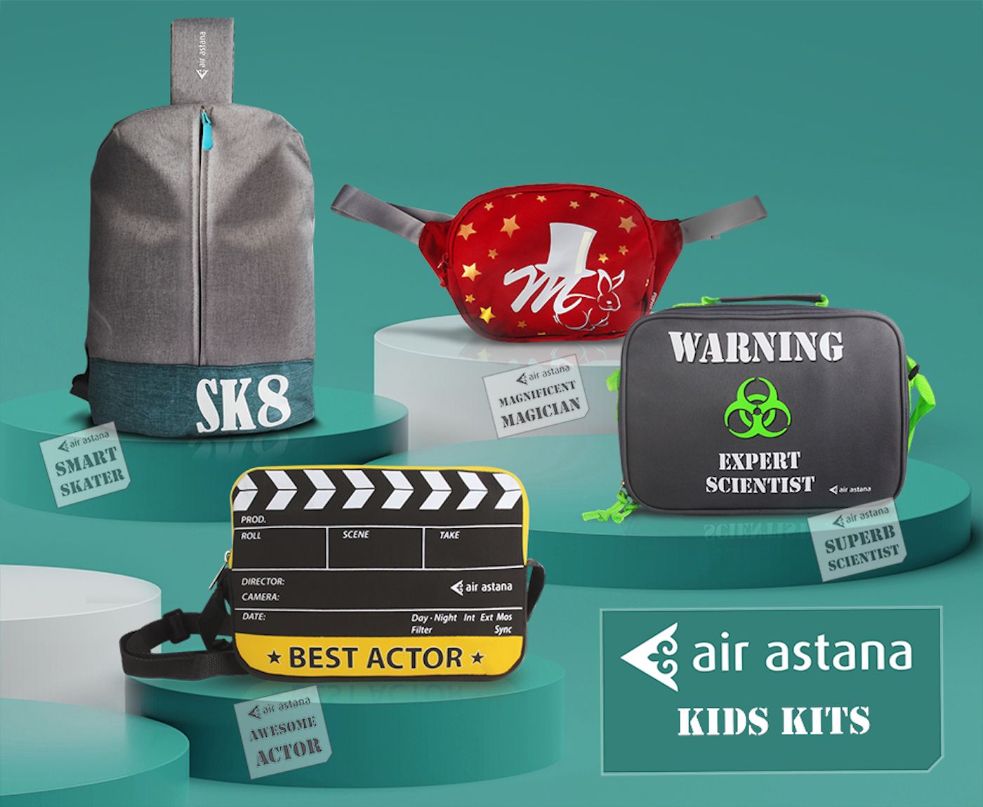 Air Astana launches fun activity kits for kids - Aircraft Interiors ...