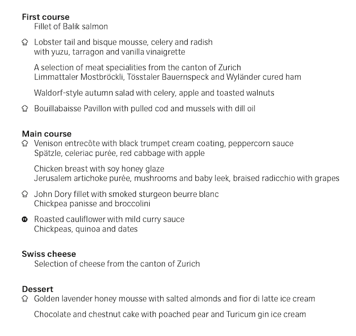 SWISS adds new Michelin-starred names to inflight dining - Aircraft ...