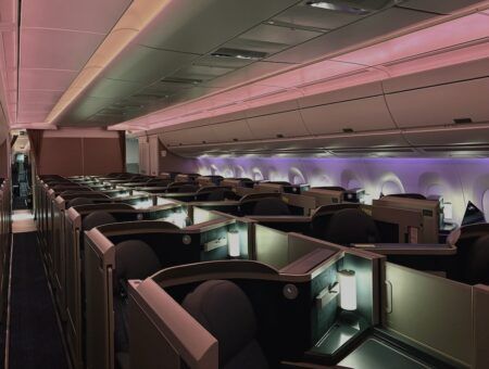 Philippine Airlines' (PAL) flagship A350-1000 cabin interiors ...